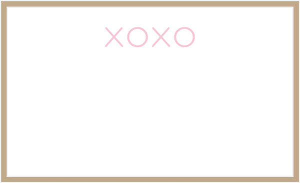 xoxo Tiny Card – jill.cate design & letterpress